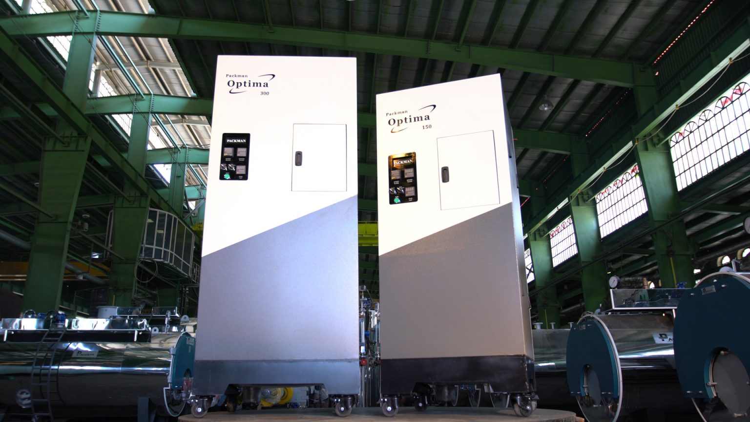 Optima 100 kW Packman Condensing Boiler.